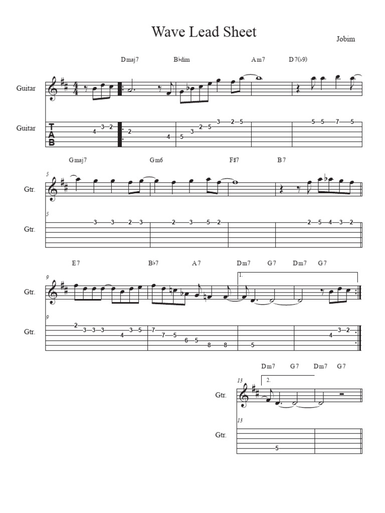 Wave Lead Sheet | PDF | Chess Theory | Chess