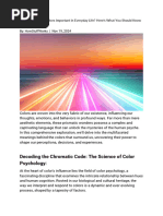 Color Psychology Reference Chart | PDF