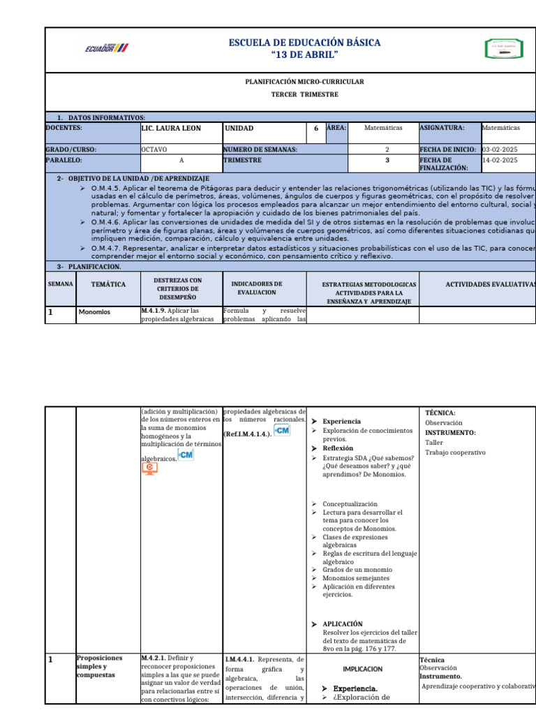 PLANIFICACION_8VO_3ER_TRIMESTRE__MATEMATICAS_UNIDAD1__SEM03al14_de_FEB ...