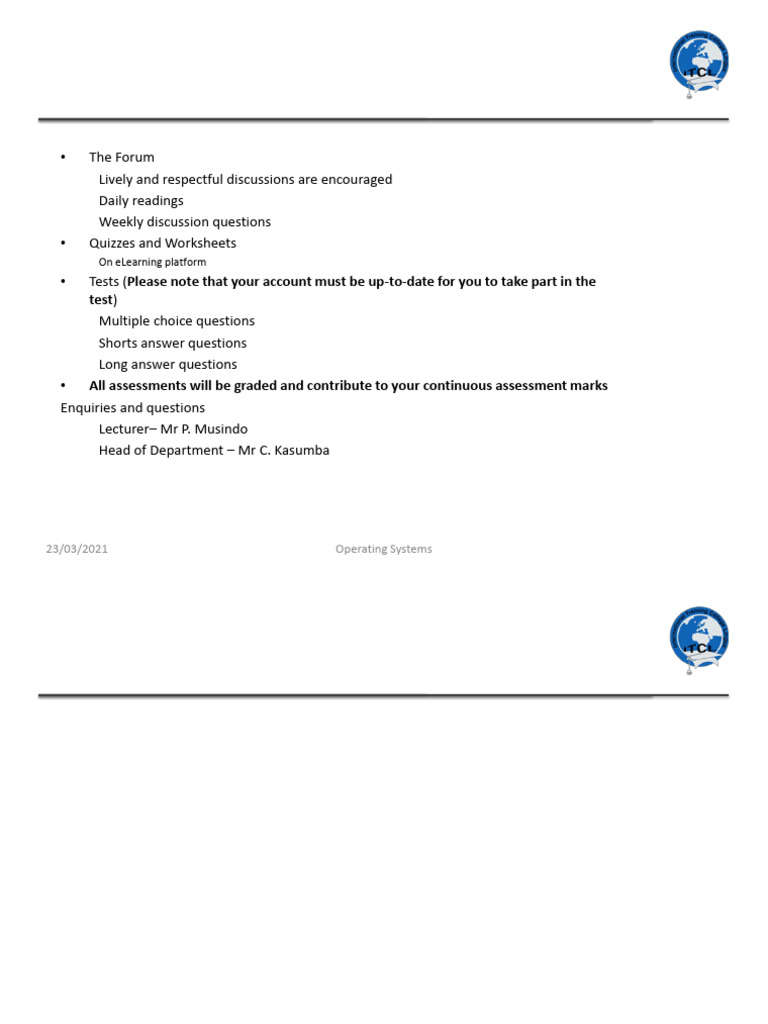 Operating Systems Lesson 4 | PDF | Computing | Concurrency (Computer ...