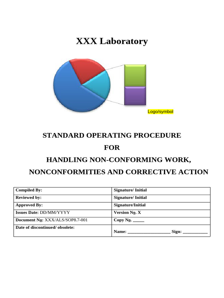 8.7-001 Procedure For Non Conformities and Corrective Action | PDF ...