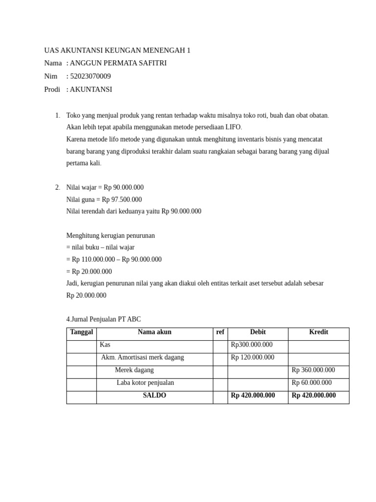 Anggun Permata S (52023070009) | PDF