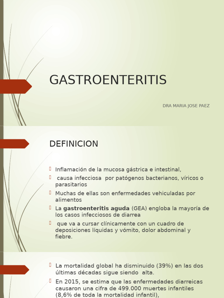 Gastroenteritis (1) | PDF | Diarrea | Heces