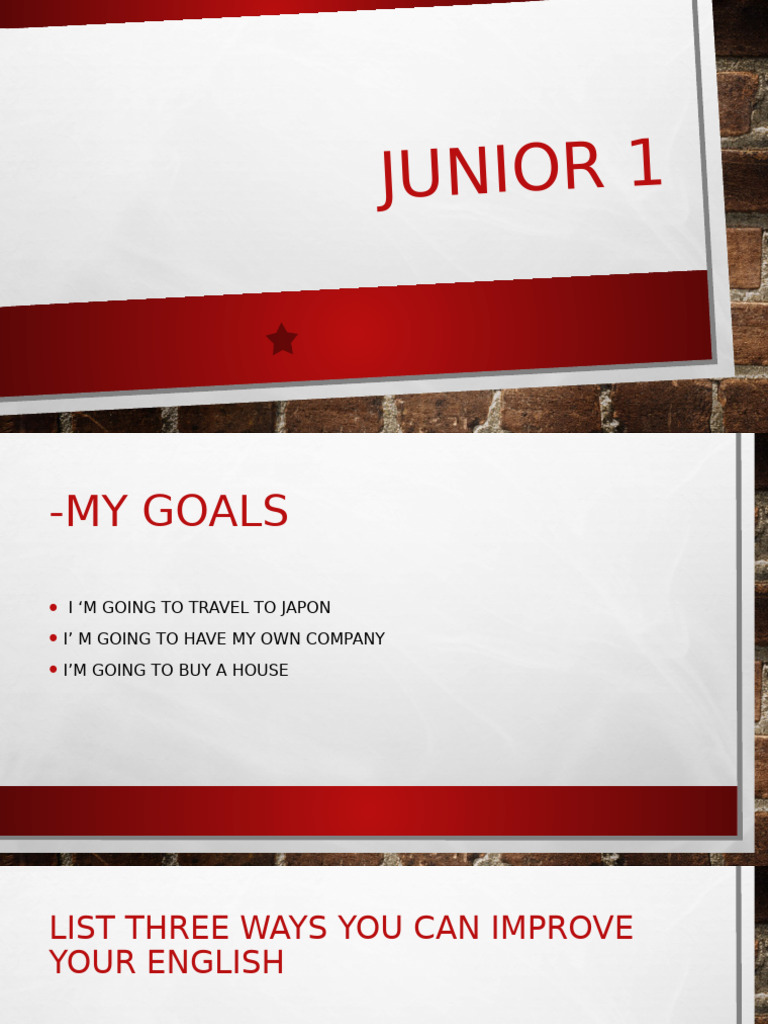 Junior 1 | PDF