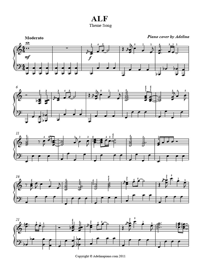 Alf Theme Song | PDF