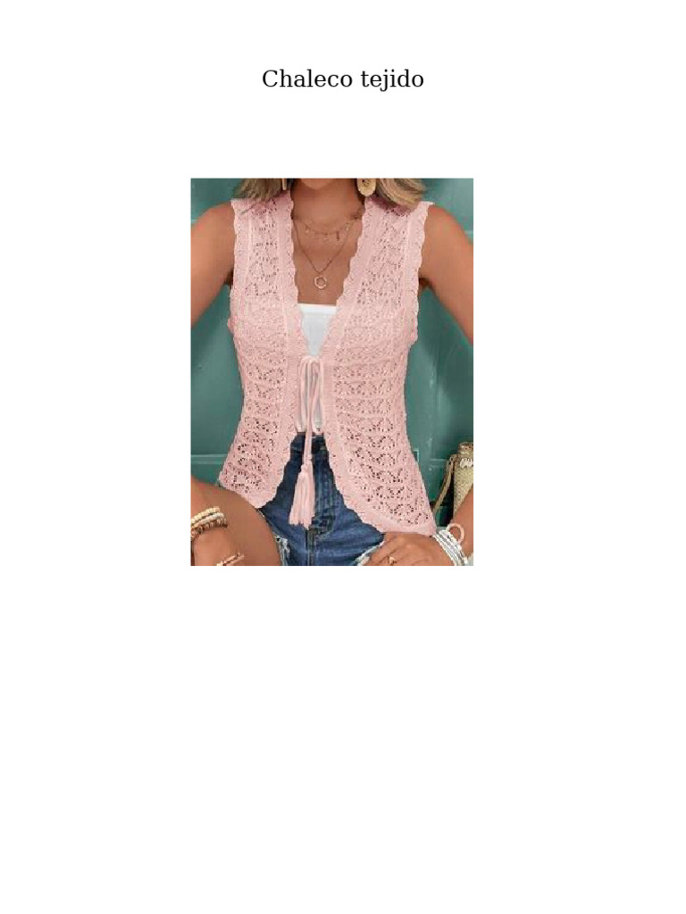 Chaleco Tejido | PDF