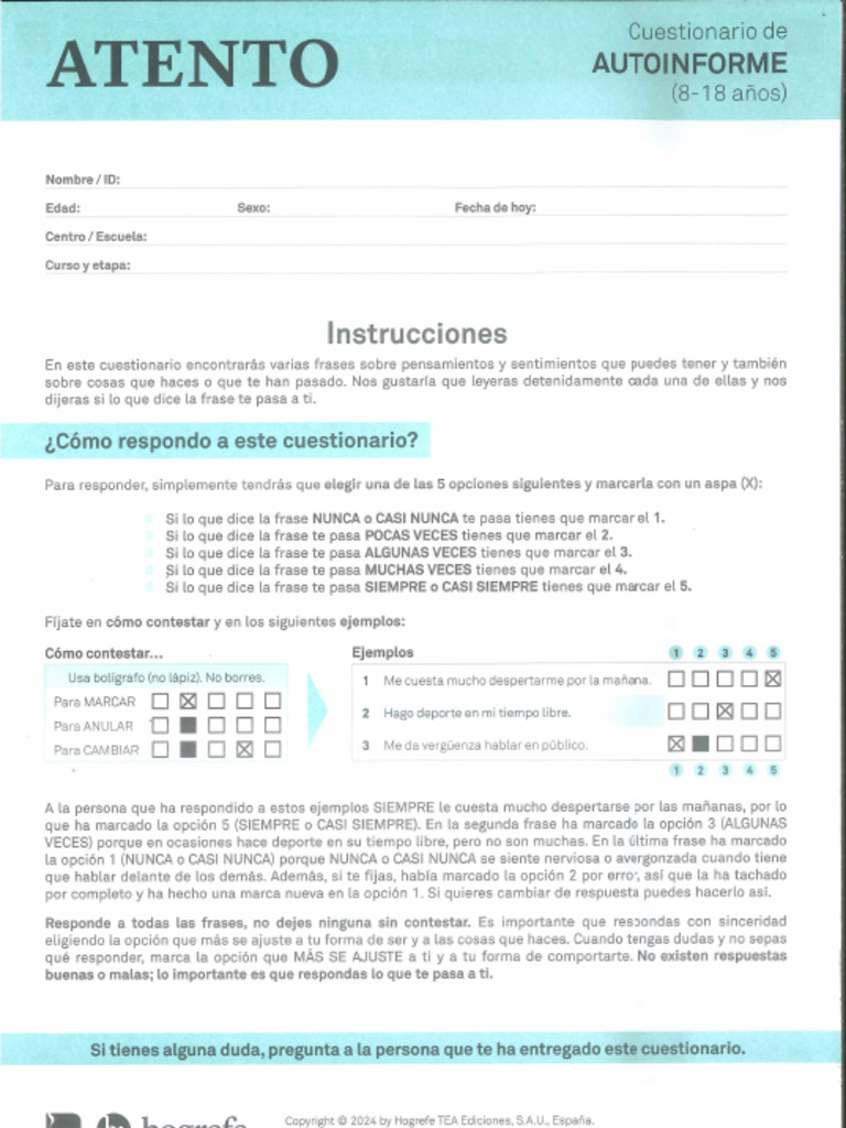 ATENTO Autoinforme 8-18 | PDF