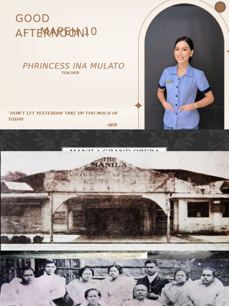 Multimedia Forms in Philippine Arts | PDF | Musical Theatre | Opera