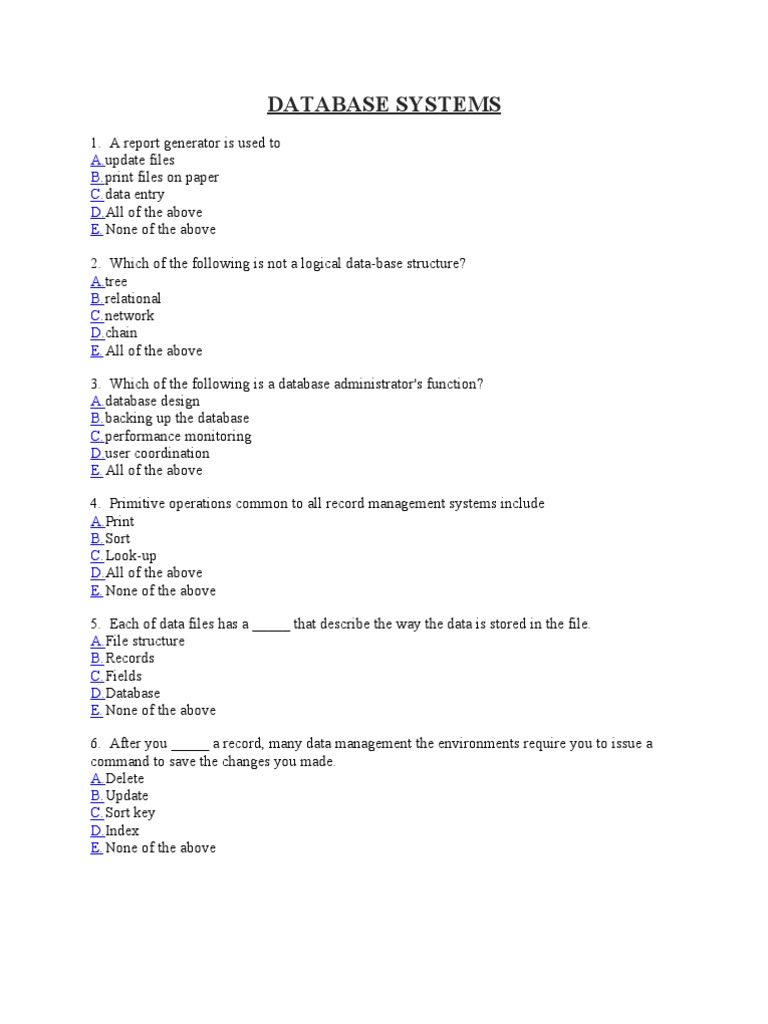 Key Concepts in Database Management | PDF | Teaching Methods ...