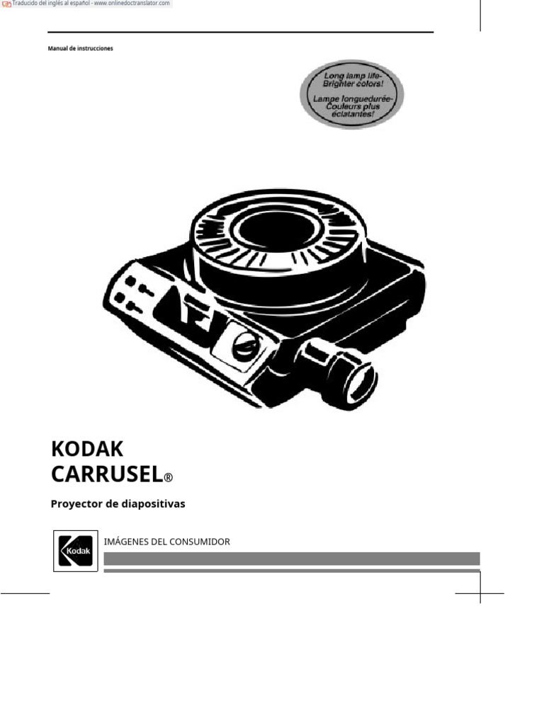 Carousel User Manual - En.es | PDF | Cambiar | Control remoto