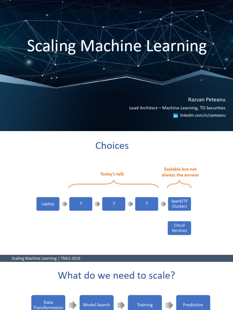 Scaling Machine Learning | PDF | Machine Learning | Software Engineering