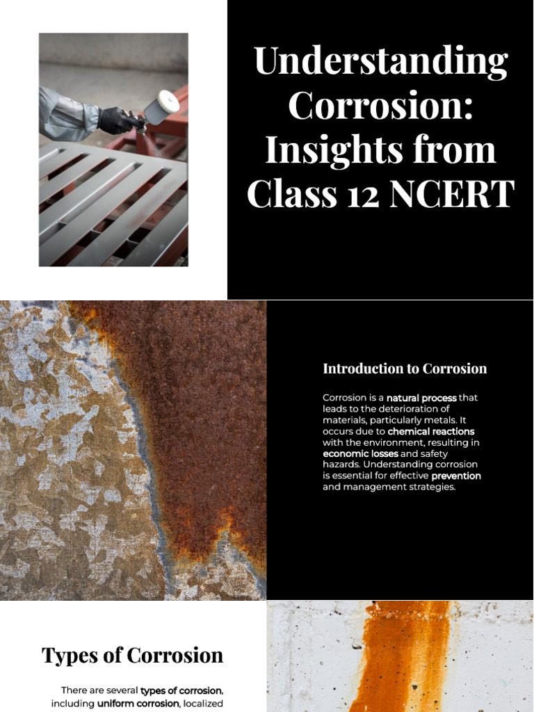 Slidesgo Understanding Corrosion Insights From Class 12 Ncert ...