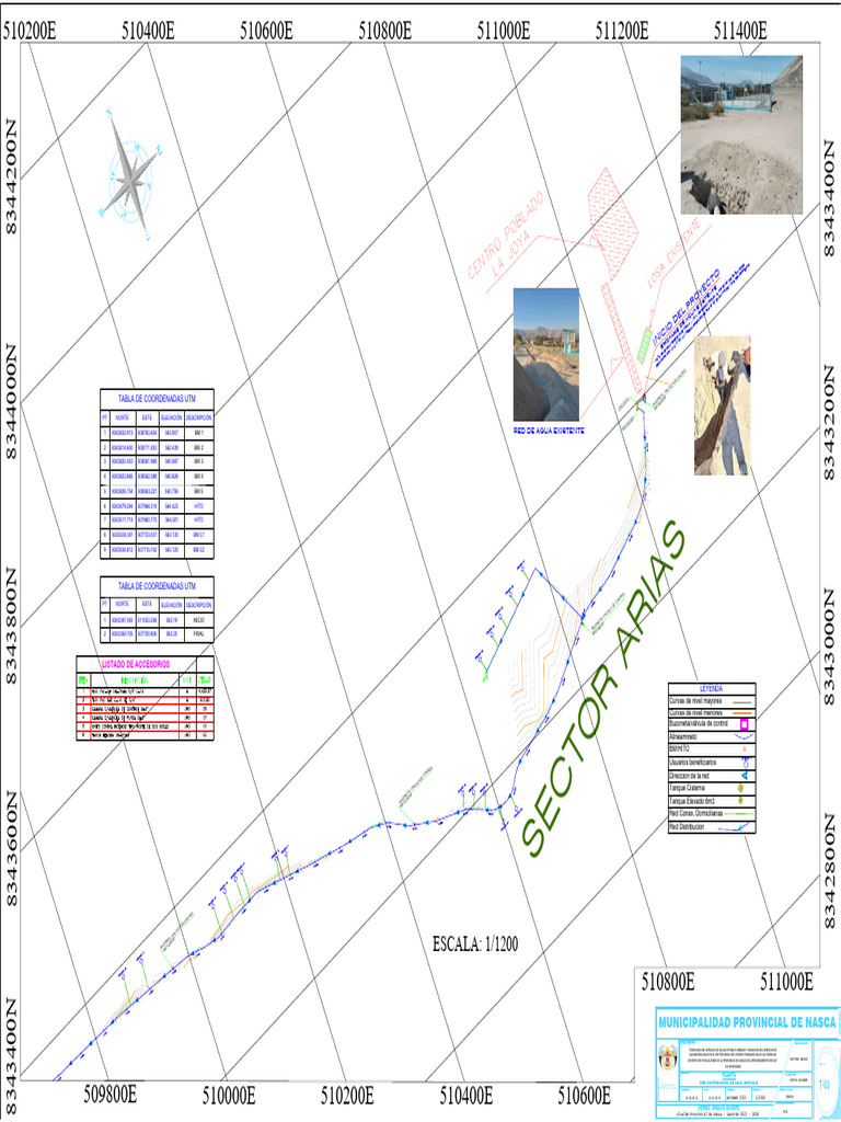 Plano Red Agua Potable - Planta (3) (1) - Planta A1 | PDF