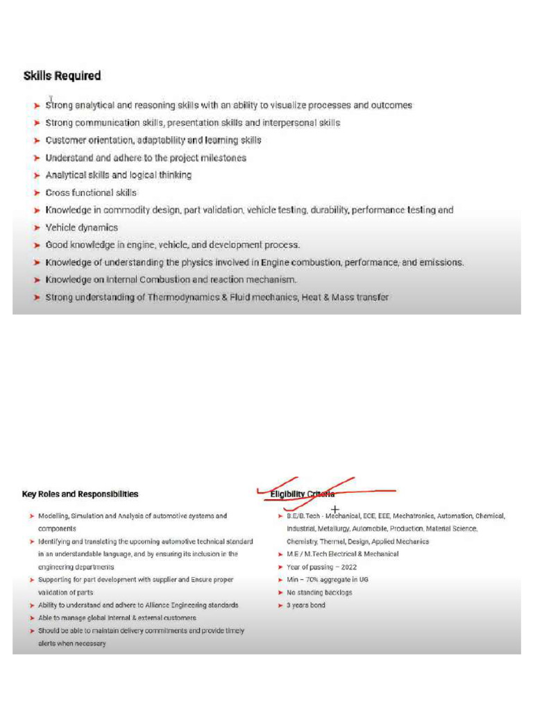 Skills required for the Rntbci | PDF