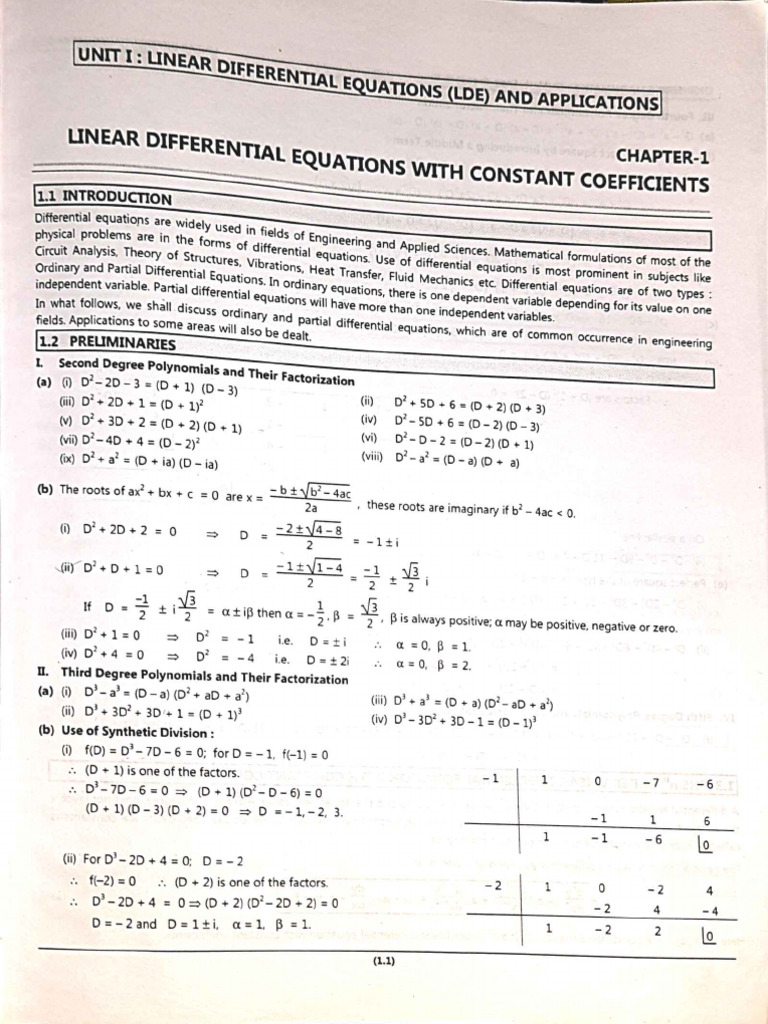M3 Unit 1 Nirali | PDF