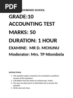 Grade 10 Income Statement Guide | PDF | Income Statement | Debits And ...