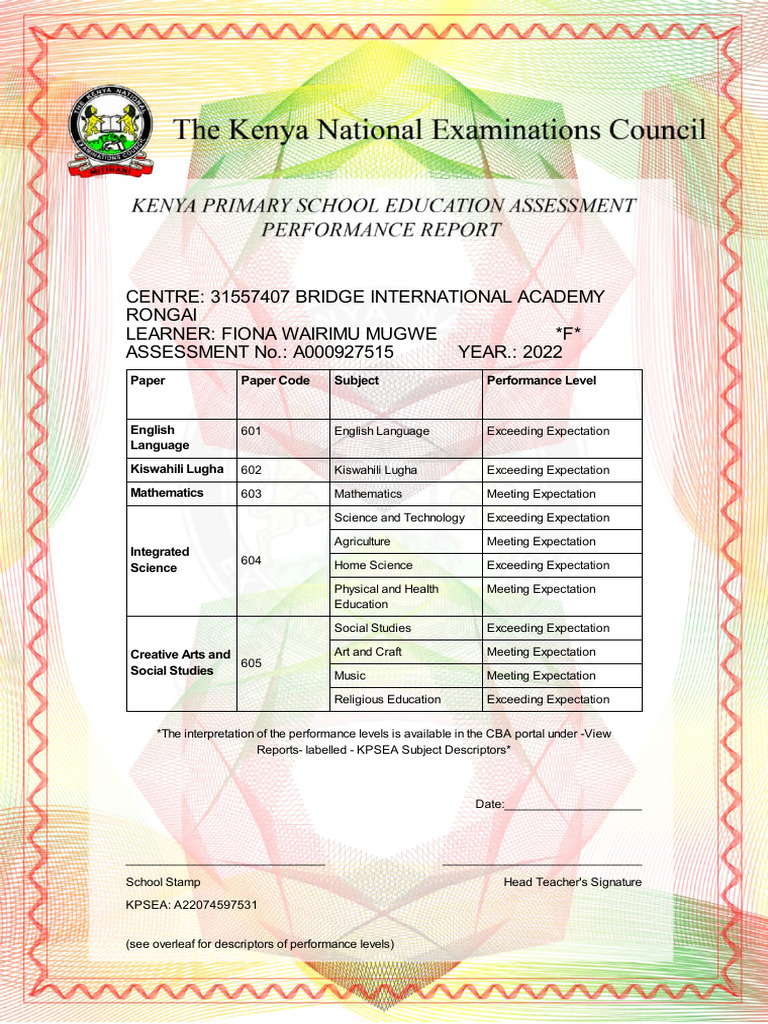 KPSEA Slip A000927515 | PDF