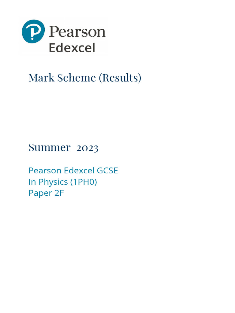MS 2F GCSE-Edexcel-Physics-June-23-2F-MS | PDF