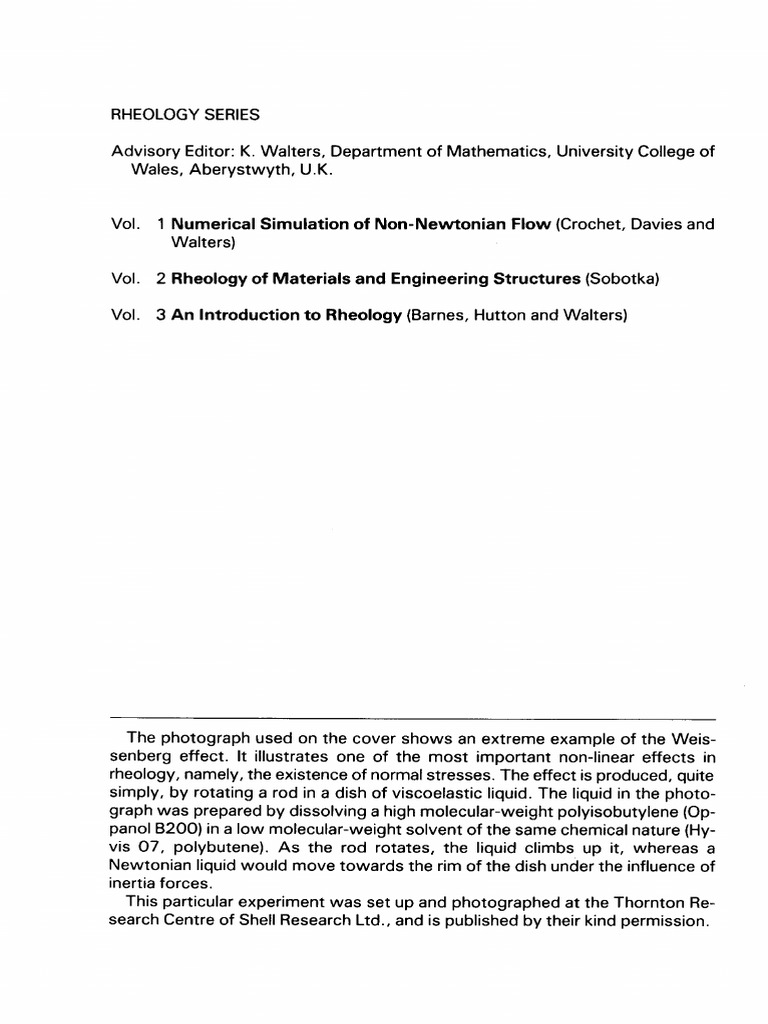 1.rheology Series 3 H.A. Barnes J.F. Hutton and K. Walters Eds.-An ...