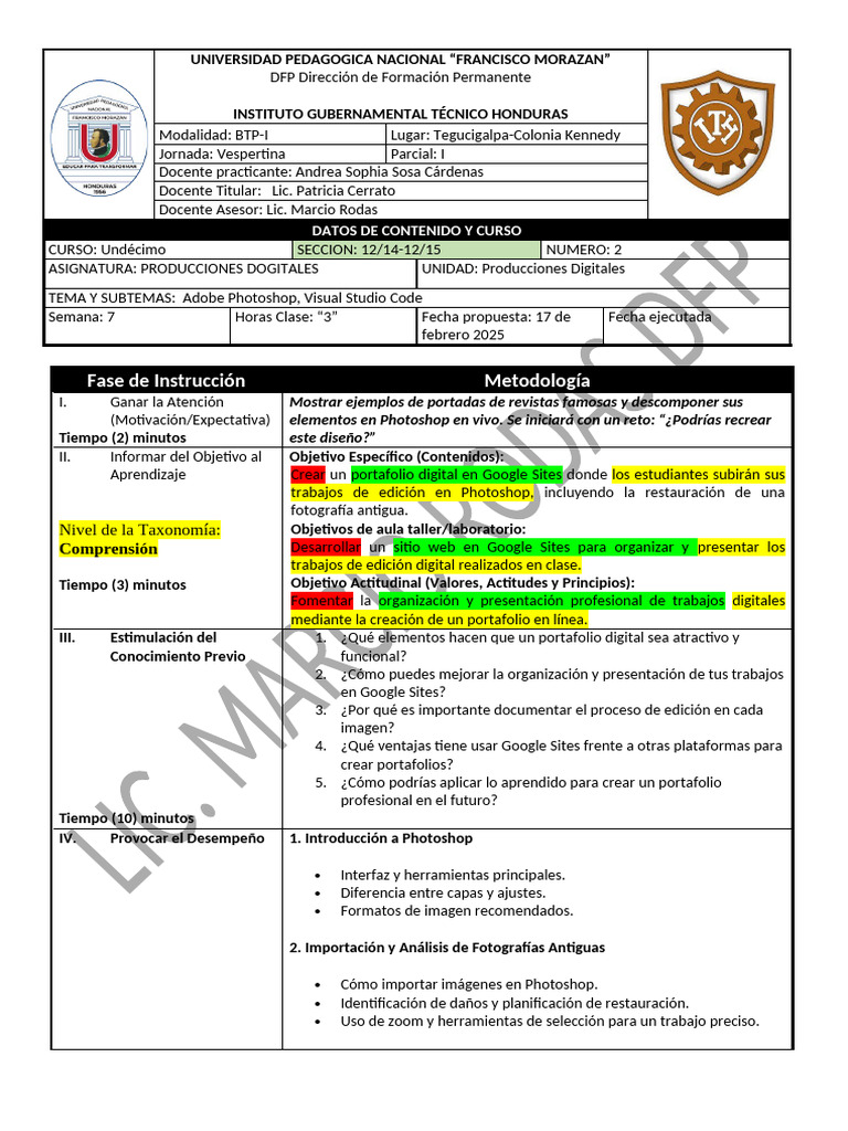 Sem7 Plan3 Produc Digital | PDF | Adobe Photoshop | Red mundial