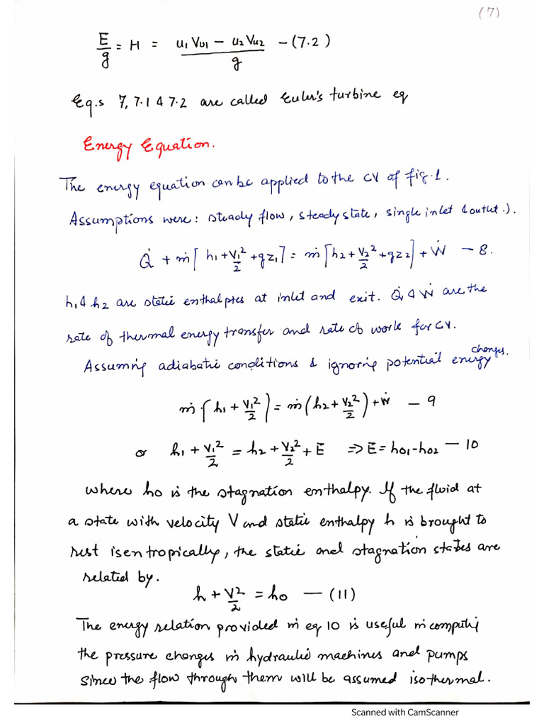 Fluid Machinery Unit 1 7-23 | PDF
