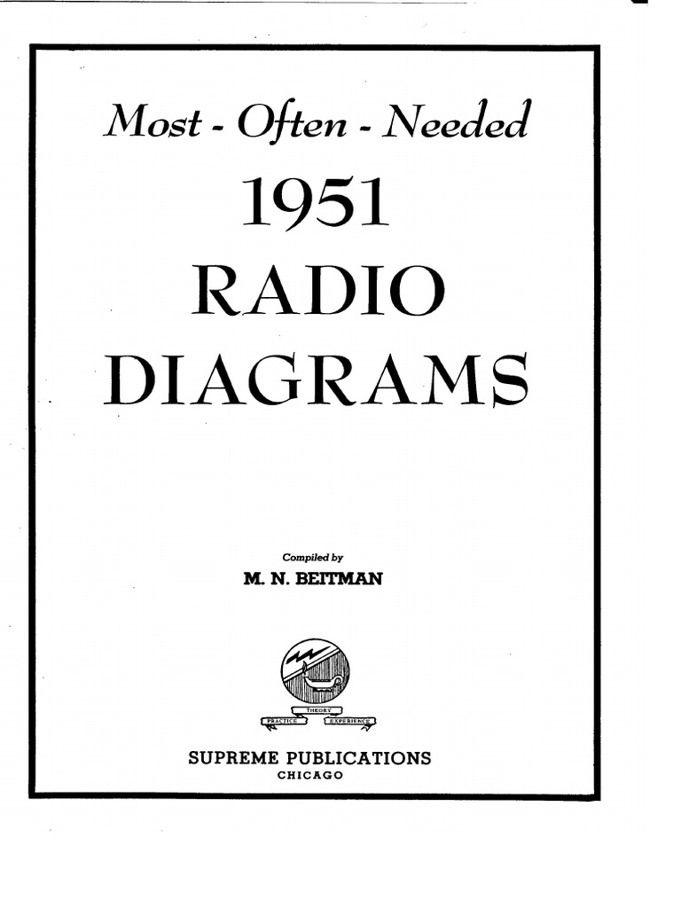 Radio Diagrams 1951 | PDF