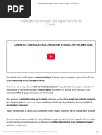 Kaeser SIGMA CONTROL 2 (Codigos de Error) 9 - 9450 - 07S - 17-34172 | PDF | Refrigerador ...