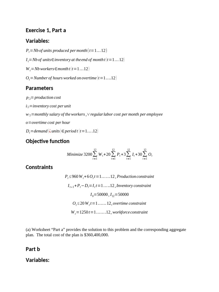 Exercise 1 - Solution - Answers | PDF | Overtime | Employee Relations