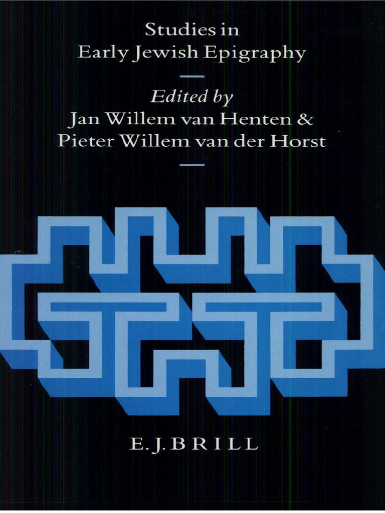 VAN HENTON Jan Willem&VAN DER HORST Pieter Willem_Studies in Early ...