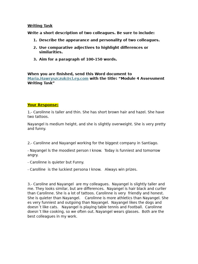 Module 4 Assessment Writing Task Pdf