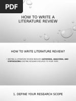 Literature Review Matrix TEMPLATE UPDATED | PDF