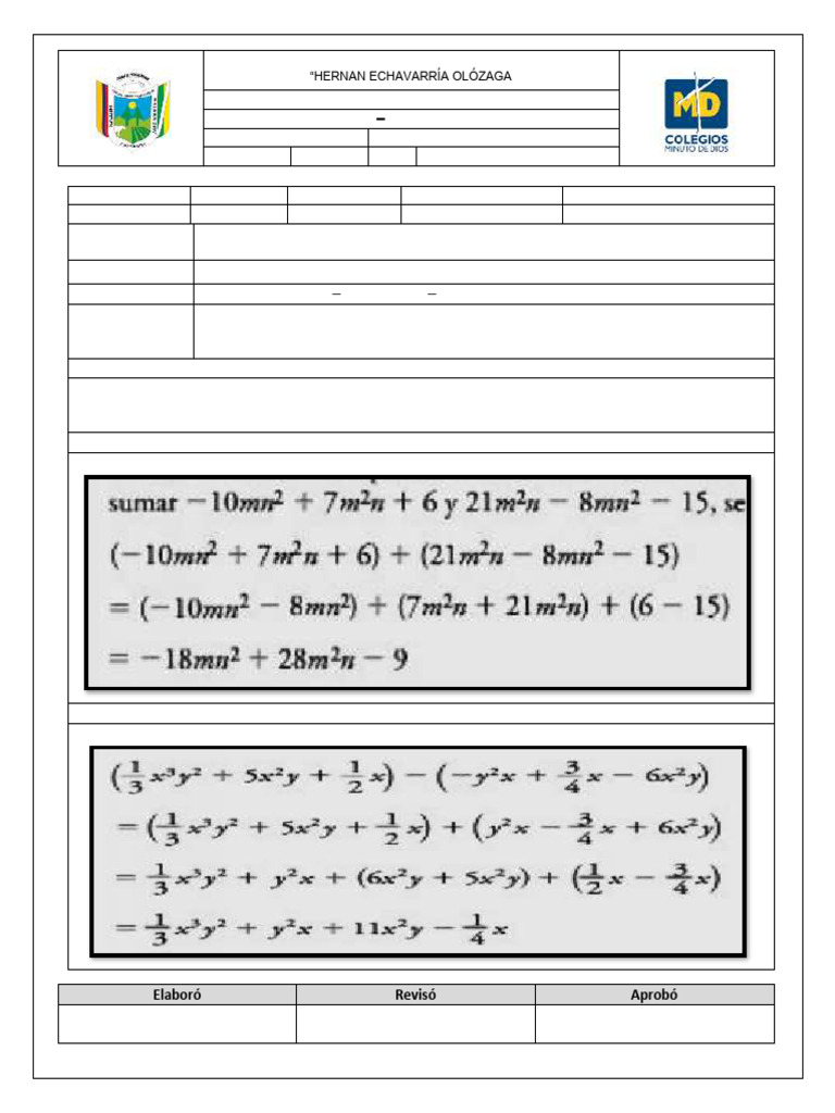 PD-G9°-P1°-MAT -C2-2025 | PDF | Matemáticas | Álgebra abstracta