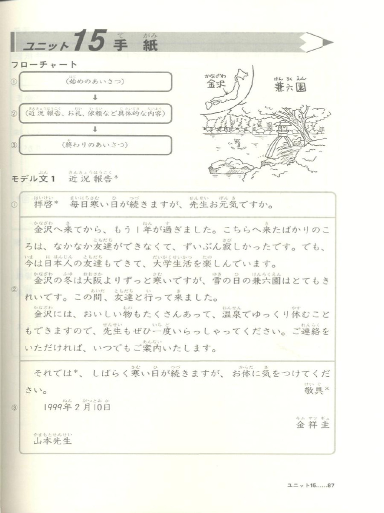 Minna No Nihongo Shokyuu Yashashii Sakubun PDF Free Pages 17 | PDF