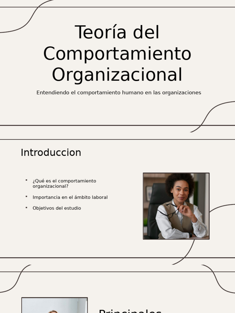 Teoría Del Comportamiento Organizacional | PDF