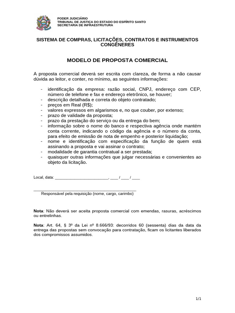 Modelo de Proposta Comercial | PDF