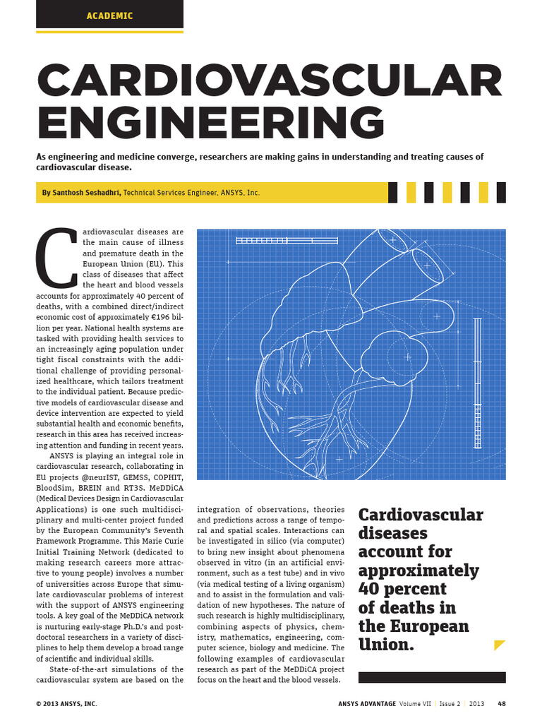 Cardiovascular Engineering | PDF | Stent | Hemodynamics