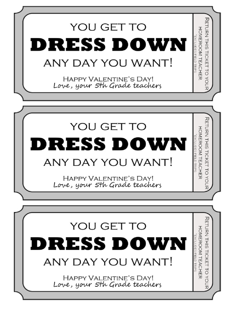 Dress Down Day | PDF