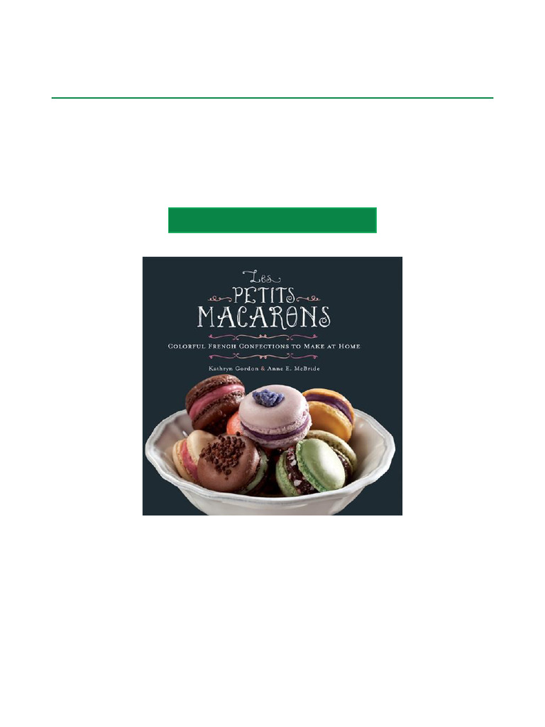 Colorful Macarons Recipe Book | PDF