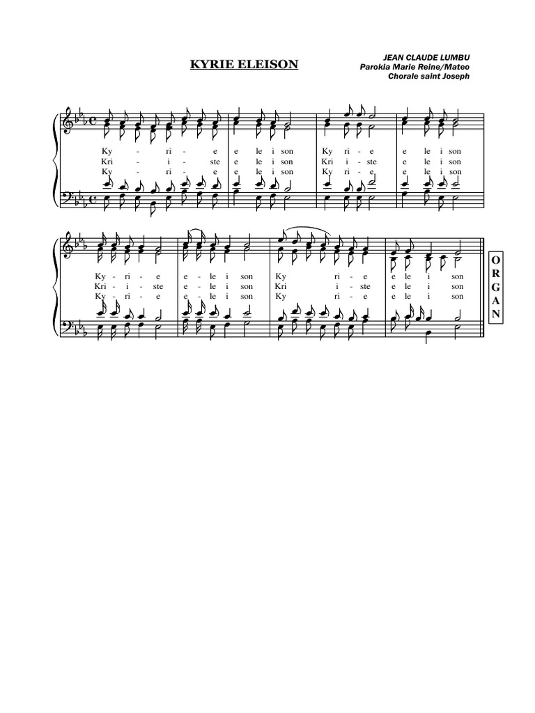 Kyrie Eleison | PDF