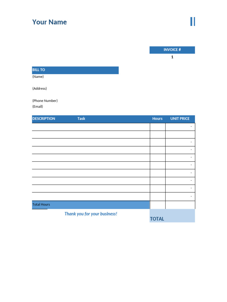 Working Invoice | PDF
