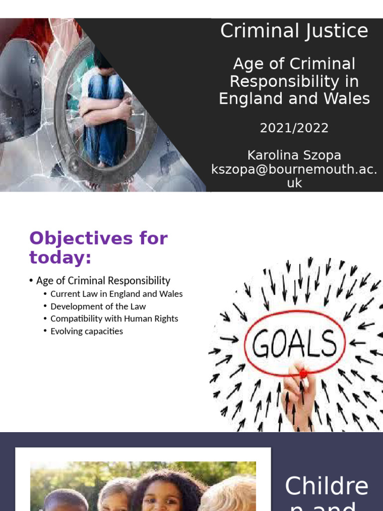 Age of Criminal Responsibility | PDF | Justice | Crime & Violence