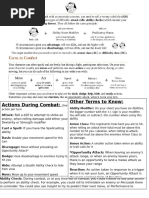 DND 5e Combat Flowchart | PDF | Tabletop Games | Entertainment