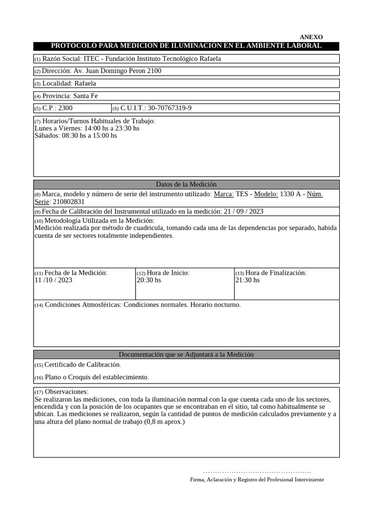 TP - 03 - PROTOCOLO - Final | PDF | Calibración