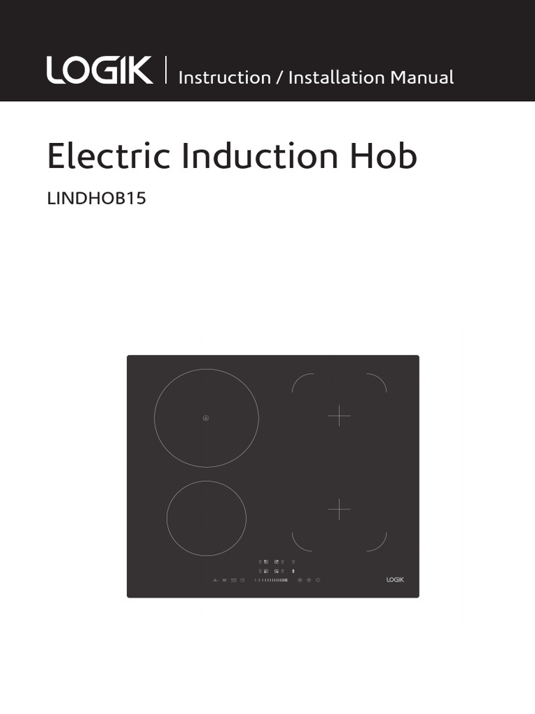 LOGIK Induction Hob - Touch Control LINDHOB15 Manual | PDF | Cookware ...