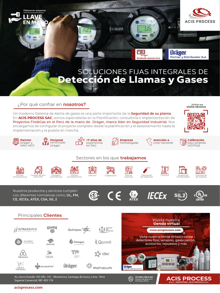 Acis Process - Detección de Llama y Gases | PDF | Combustibles | Química