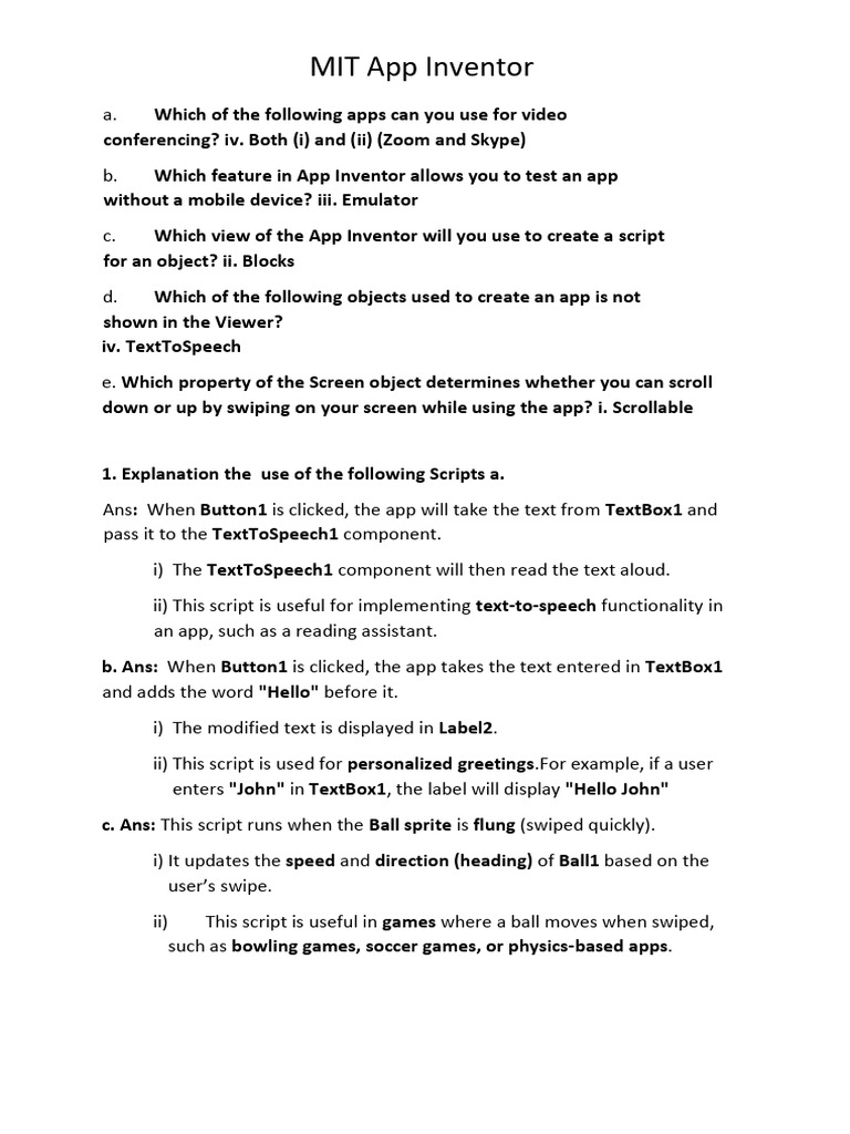 MIT App Inventor Testing Guide | PDF | Mobile App | User Interface