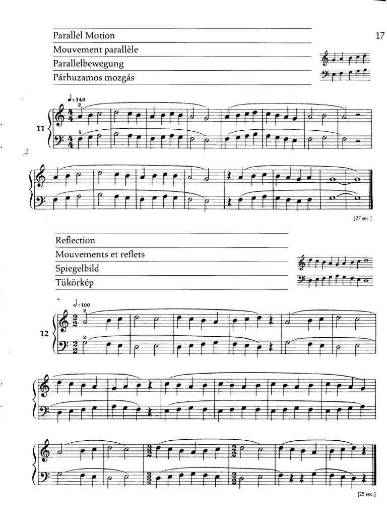 Bartok - Mikrokosmos Vol. 1-10 | PDF