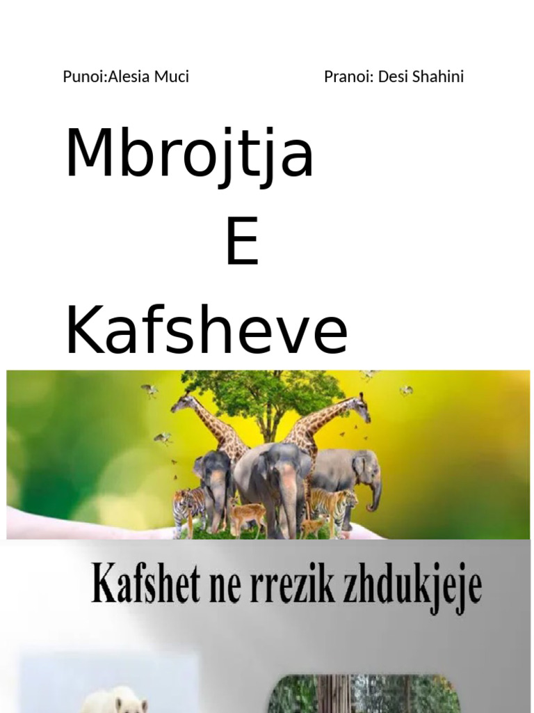 Kafshet | PDF