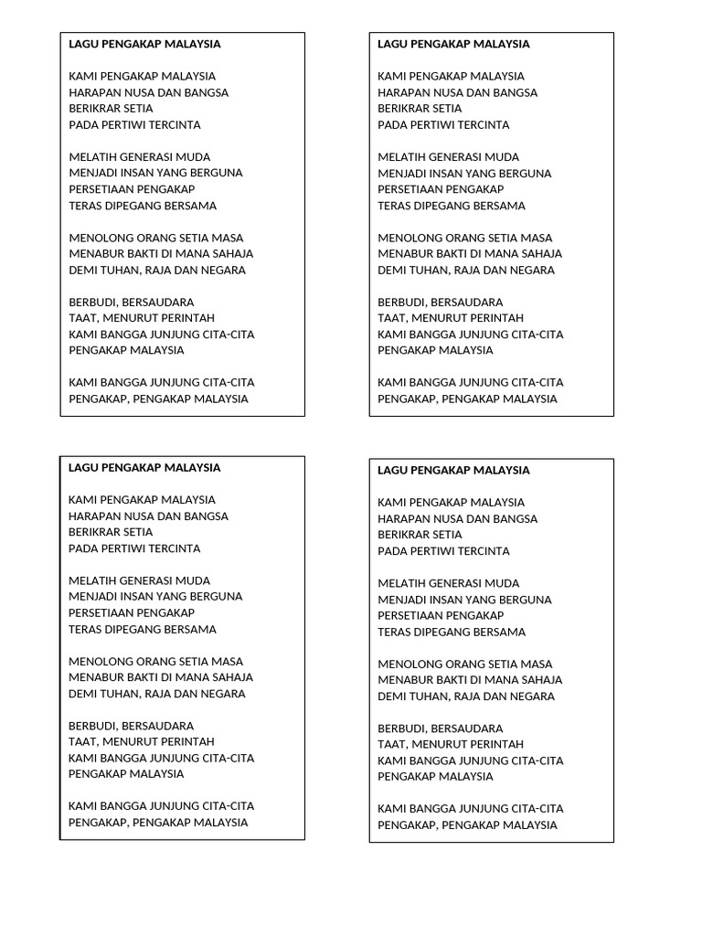 Lagu Dan Simpulan Pengakap | PDF