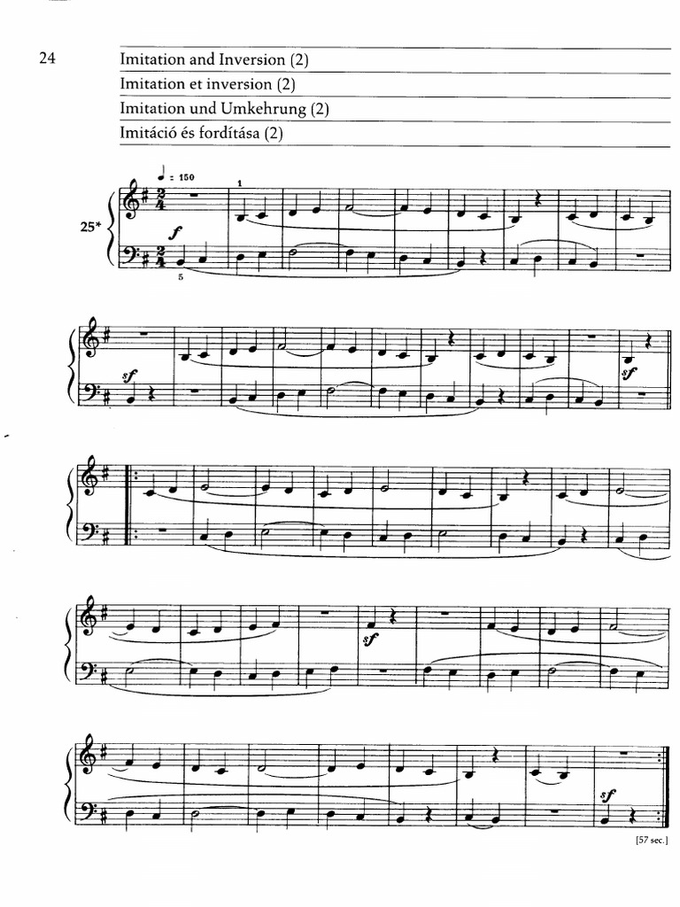 Bartok - Mikrokosmos Vol. 1-17 | PDF